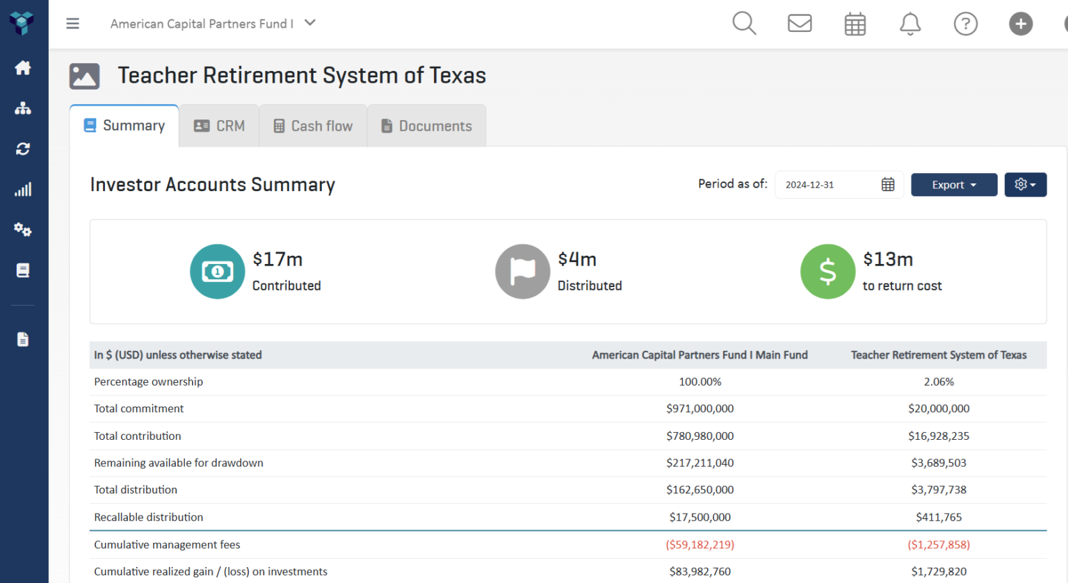 Best Capital Call, PCAP & IRR Automation | Quantium Technology